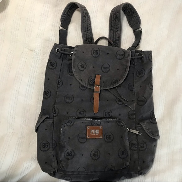 PINK Victoria's Secret | Bags | Victorias Secret Backpack Rugged Look ...